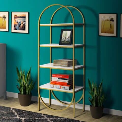 25 Arched Bookcases and Stylish Decor Ideas