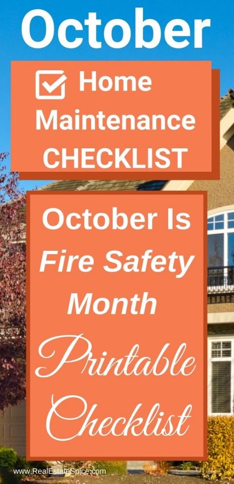 9 October Home Maintenance And Safety Tasks Checklist