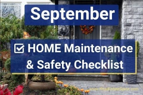 9 September Home Maintenance and Safety Tips Checklist