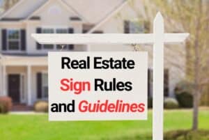 Real Estate Sign Rules and Guidelines To Know