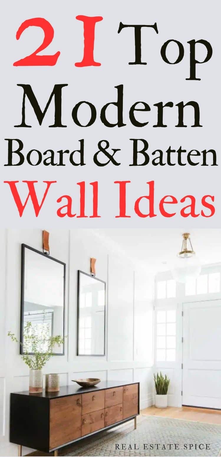 35 Modern Board and Batten Wall Ideas